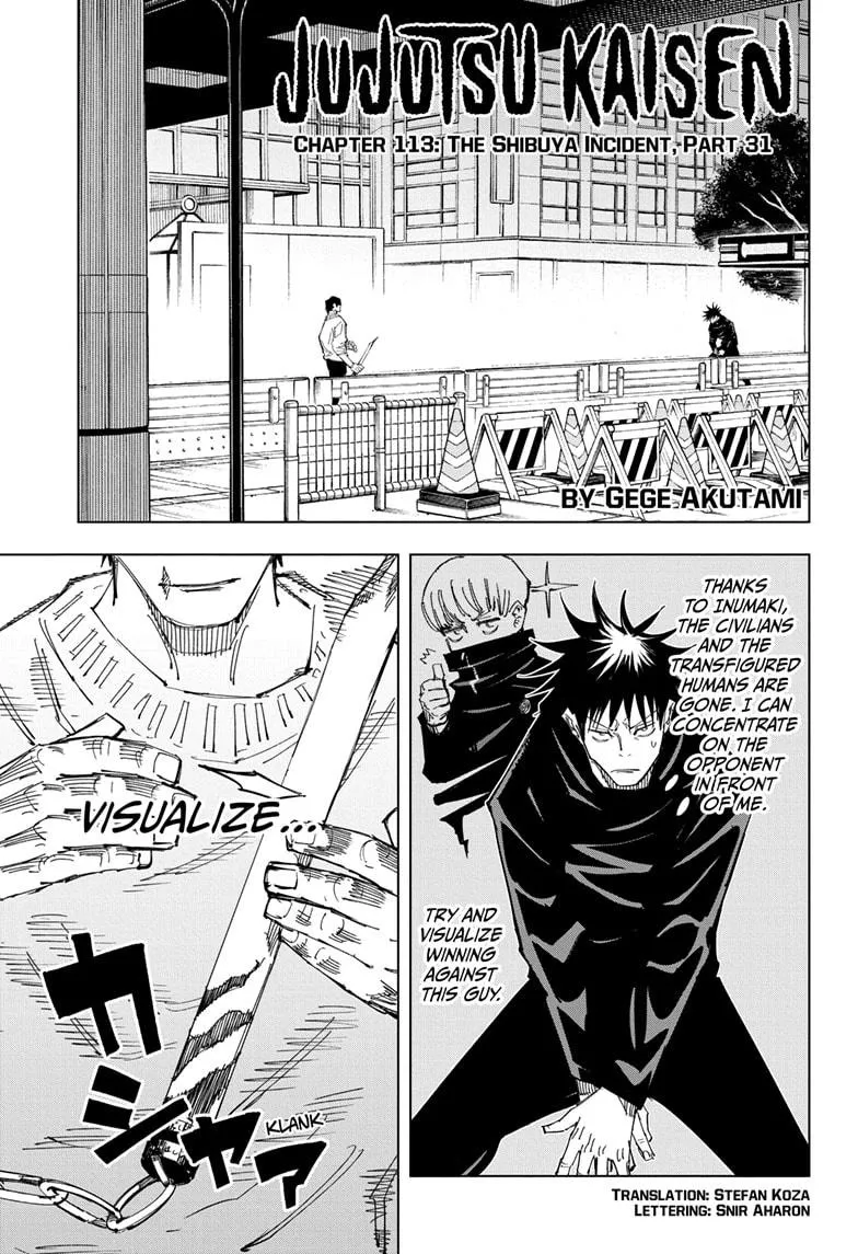 Jujutsu Kaisen, Chapter 113 - JUJUTSU KAISEN MANGA ONLINE